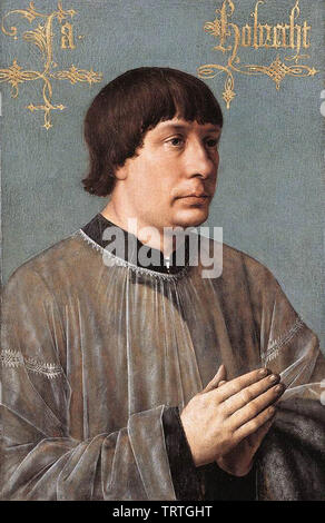 Portrait of Jacob Obrecht by Hans Memling Stock Photo - Alamy