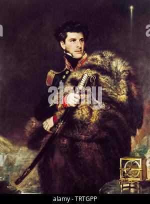 portrait of James Clark Ross, 1800 - 1862, a British polar explorer ...