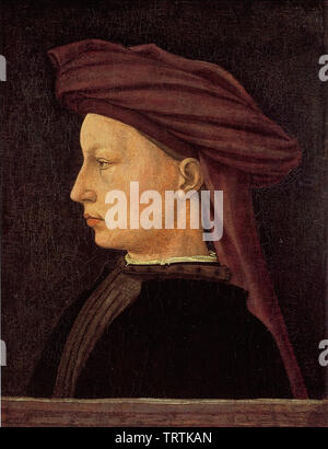 Masaccio - Portrait Young Woman 1425 Stock Photo - Alamy