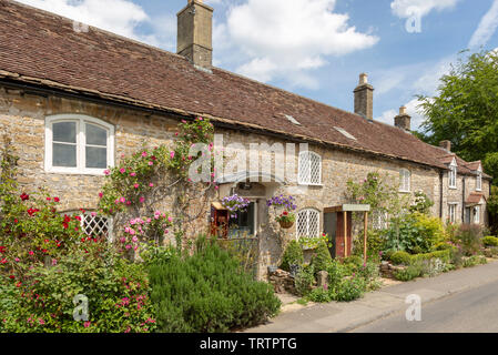 Mells a village in the Somerset Countryside England UK Stock Photo - Alamy