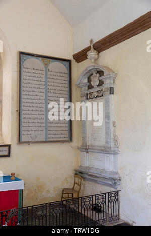 Historic interior unchanged since 18th century, Church of Saint Mary ...