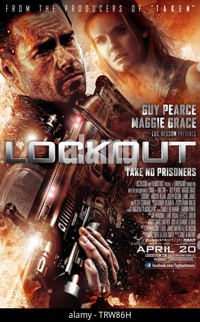 LOCKOUT 2012 Europa Corp film with Joseph Gilgun as Hydell Stock Photo ...