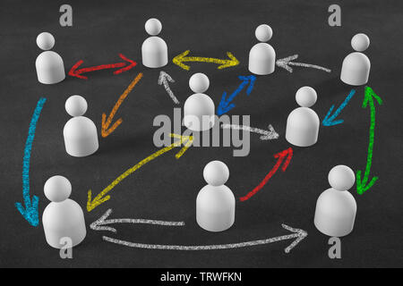 business network as graphics element - Illustration Stock Photo - Alamy