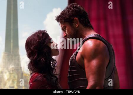 GERARD BUTLER and ELODIE YUNG in GODS OF EGYPT (2016). Copyright ...