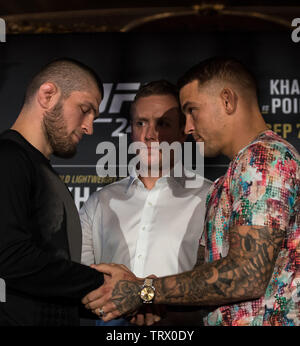 Dustin Poirier in a lightweight title fight at UFC 318 in New Orleans ...