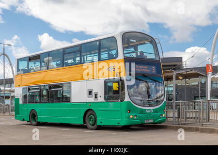 To celebrate 125 years of public transport in Glasgow First Bus have ...
