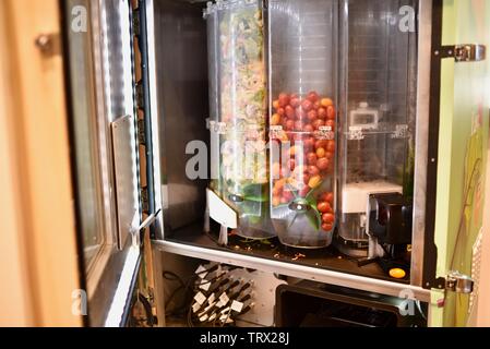 Chowbotics Inc's Sally the Robot, a fresh salad food making robot ...