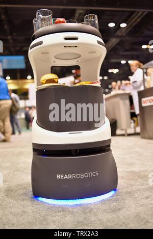 Bear Robotics' Penny, a foodservice autonomous robot with artificial ...