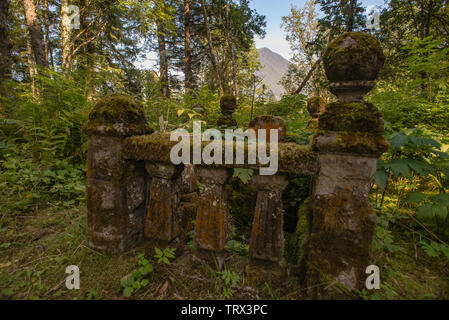 Russian Orthodox cemetery, Sitka, Alaska, USA Stock Photo - Alamy
