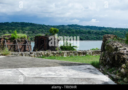 COLON, PANAMA - Fort San Lorenzo, a World Heritage site, at mouth of ...