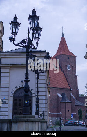 The Church of the Holy Cross in Krakow, Poland, is a historic religious ...