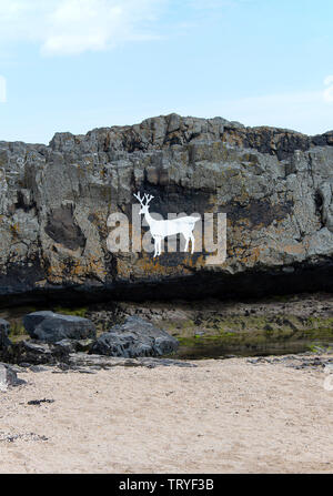 The Beautiful Dolerite Sandstone Stag Rocks near the Wynding on the ...