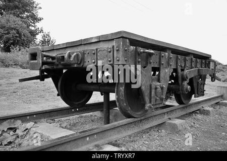 Old Historic mining rail cart from cement mine Charters Towers Stock ...
