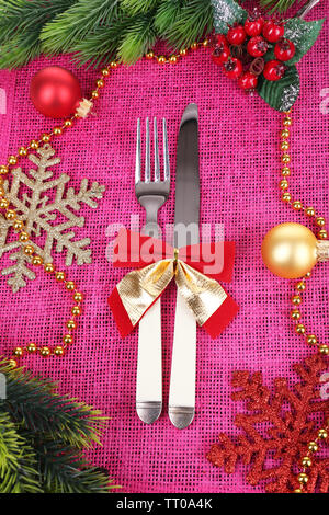 beautiful christmas setting, close up Stock Photo - Alamy