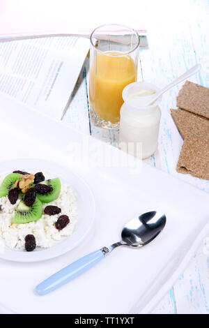 Easy fitness food to sustain shape in form Stock Photo - Alamy