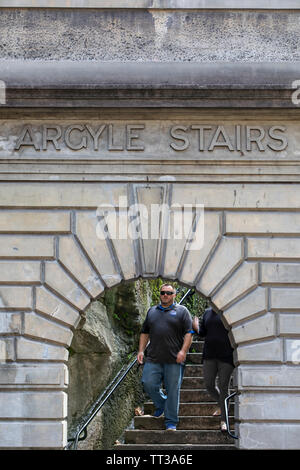 The Rocks Centre in Argyle street in Sydney historic part of the city ...
