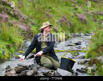 People gold panning in Dumfries and Galloway, Scotland Picture ...