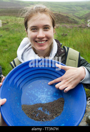 People gold panning in Dumfries and Galloway, Scotland Picture ...
