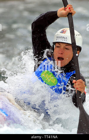 HORN Stefanie of Italy, Canoe Slalom Women's Kayak Single Semifinal ...