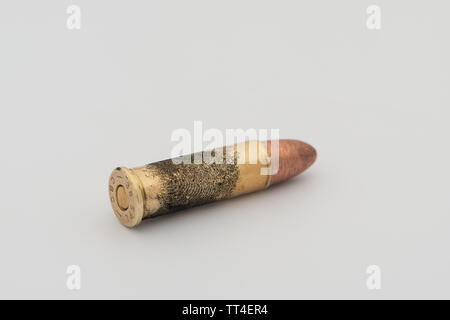 Forensic fingerprint evidence on live and dead 0.38 inch, 9mm, brass ...