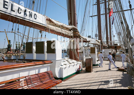 Spanish Navy Training Ship JUAN SEBASTIÁN DE ELCANO of the Maritime ...
