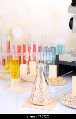 Microbiological testing for food quality at biochemistry laboratory ...