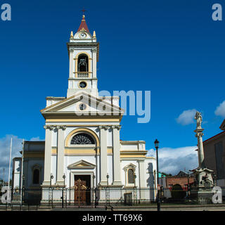 The Sacred Heart Cathedral also called Punta Arenas Cathedral, Plaza de ...