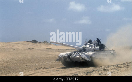 5th November 1993 An Indian T-72 Ajeya (T-72M) Main Battle Tank in ...