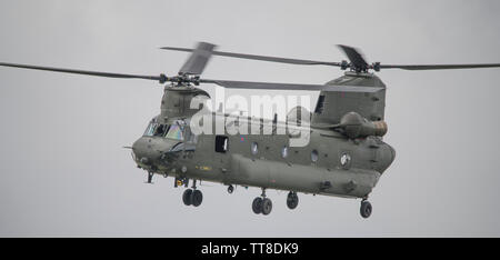 RAF Chinook Display Team Stock Photo - Alamy