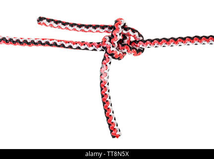 Heaving line knot isolated on white background Stock Photo - Alamy