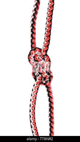 Double Carrick Bend. Rope knot Stock Photo - Alamy