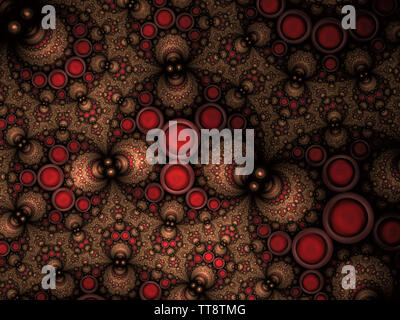 Abstract Fractal Apollonian Gasket Pattern Background - Fractal Art ...