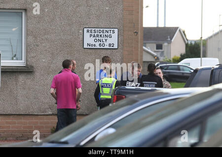 Inverness, UK. 15th June, 2019. There was a large police operation in ...