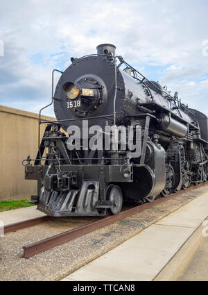Iron Horse Train Memorial steam locomotive No 1518 train built by Lima ...