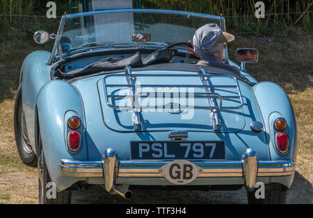 Classic open top British sports car Stock Photo - Alamy