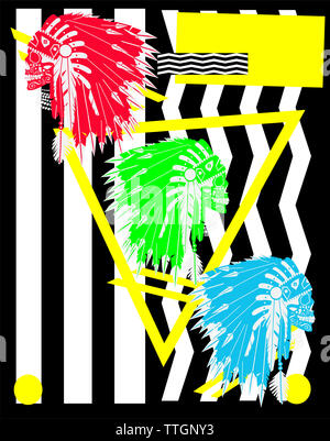 Summer background skull print design Stock Photo - Alamy