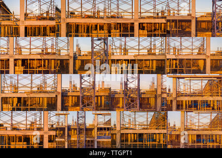 Construction Site (Collage), Atlanta, Georgia Stock Photo - Alamy