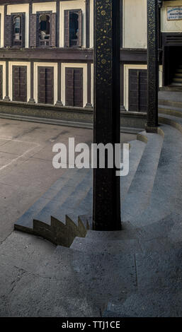 The interior courtyard of Rajwada a palatial house in the Peshwa ...