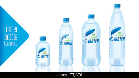 Ready design water bottle set Stock Photo - Alamy