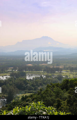 Mount Kinabalu view from Kota Belud Sabah Malaysia Stock Photo - Alamy