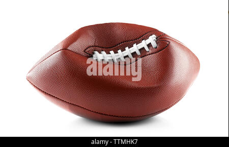 A white textured rugby ball with color design representing the Georgia ...