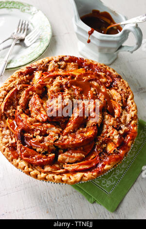 High angle view of sweet food processing on machinery in factory Stock ...