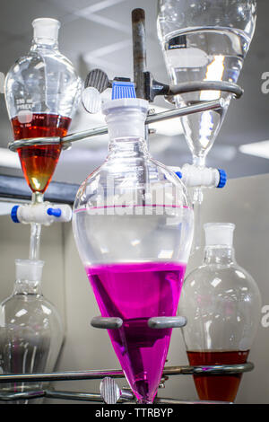 Laboratory glassware still life Stock Photo - Alamy