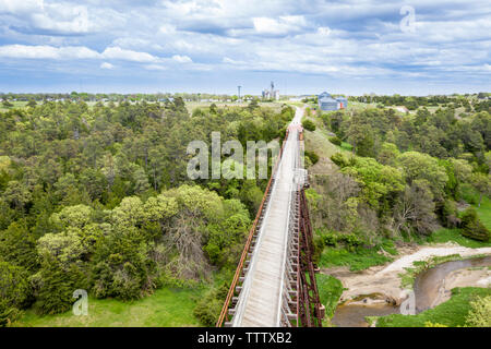 multi-use recreational Cowboy Trail in northern Nebraska - a long ...