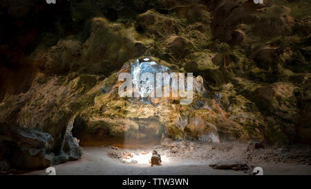 Quadirikiri Cave, Arikok National Park, Aruba Stock Photo - Alamy