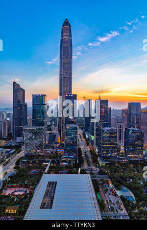 High-rise buildings in Futian Central Business District (CBD ...