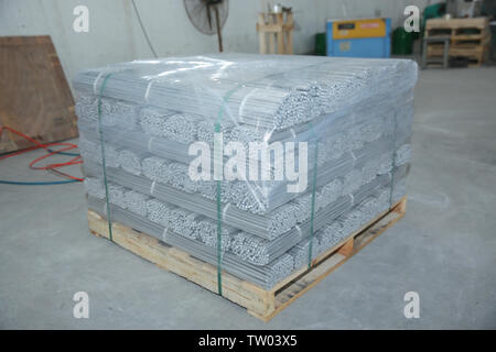 Ingot metallurgical raw materials Stock Photo - Alamy