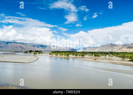 Landscape of the Lassa River wetland Stock Photo - Alamy