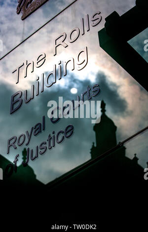 Exteriors of Rolls building the commercial court of London Stock Photo ...