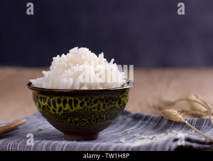 Rice long grain fragrance Northeast rice Stock Photo - Alamy